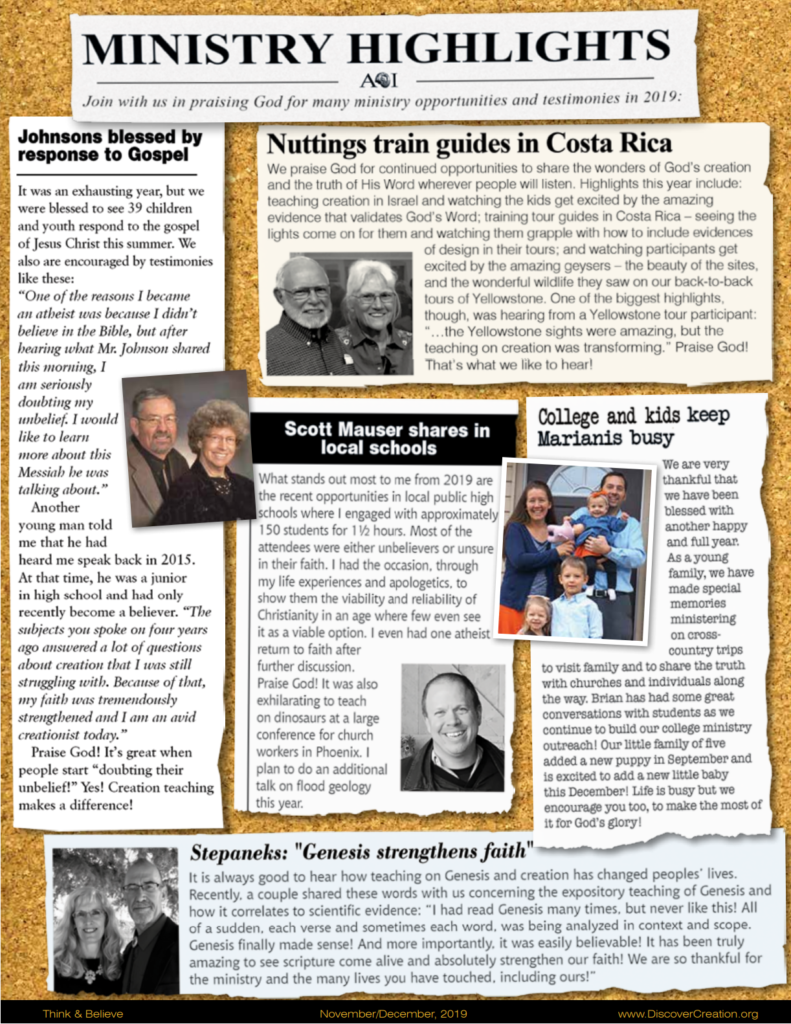 2019 Ministry Highlights – We Have Been Blessed! | Alpha Omega Institute