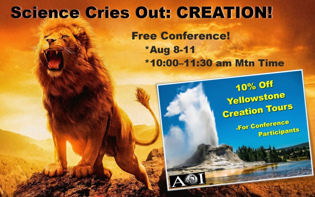 Science Cries Out: CREATION! - Registration Page » Alpha Omega Institute