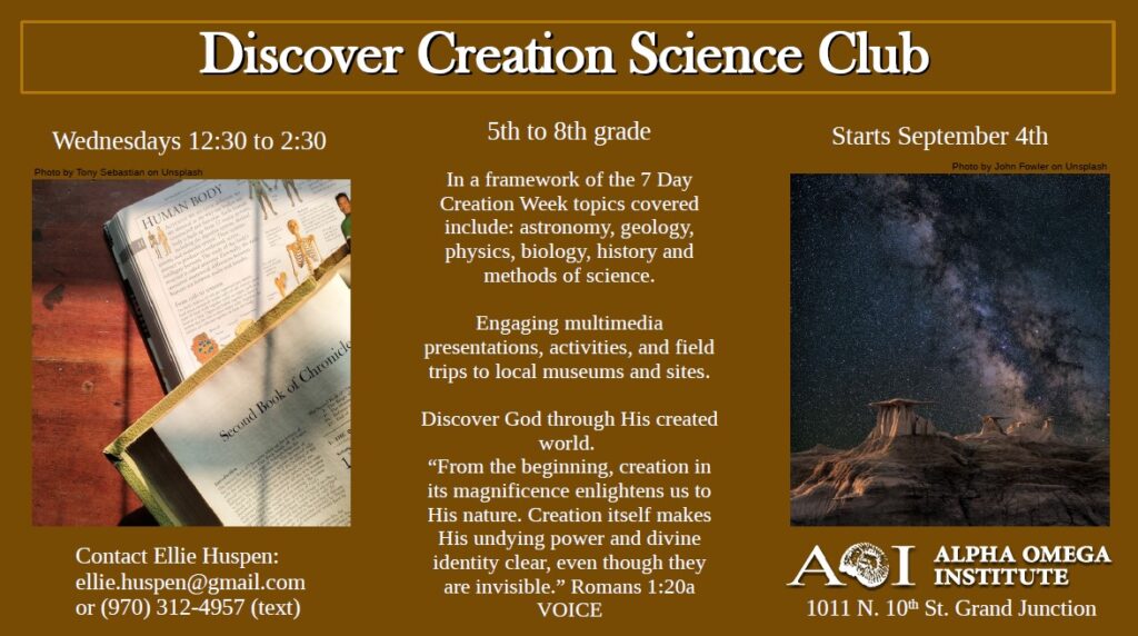 Upcoming Events | Alpha Omega Institute